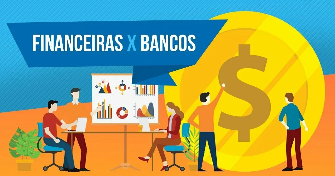 Qual a diferença entre um banco e uma financeira?